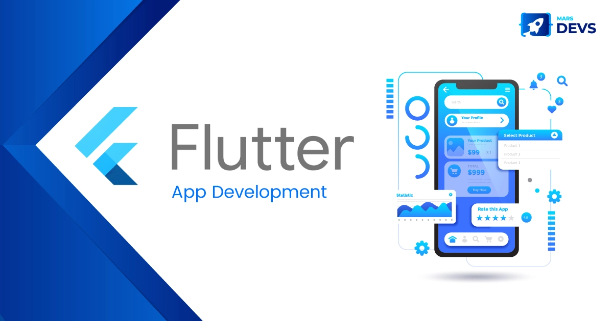 Flutter Development Service to build Apps for Android, iOS & Web